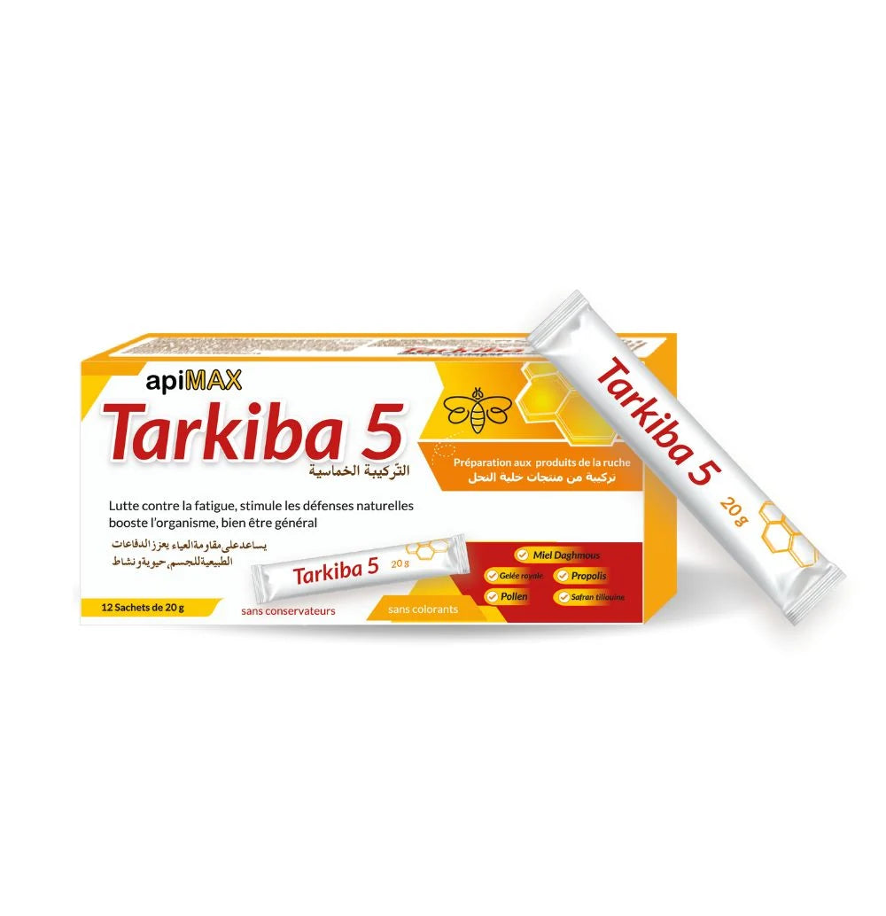 APIMAX Tarkiba 5 12 Sachets 20g Complément Énergie Immunité Gelée ...