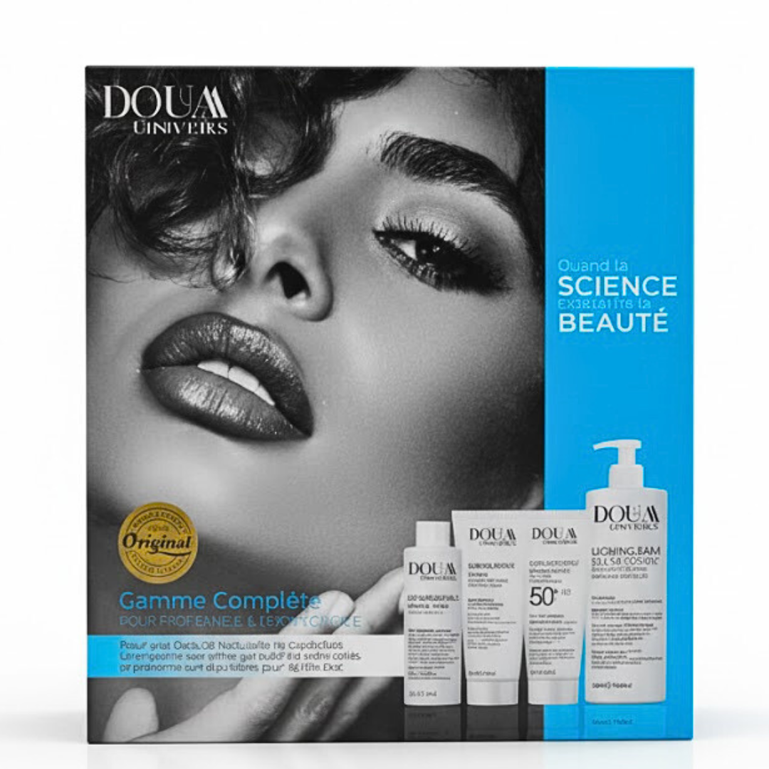 DOUAA COSMETICS Pack Éclaircissante & Protectrice Soin Visage Unifiant ...