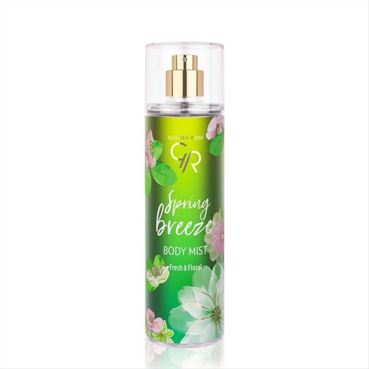 ⭐ GOLDEN ROSE Body Mist Spring Breeze 200ml -23% Parfum Frais Floral ...