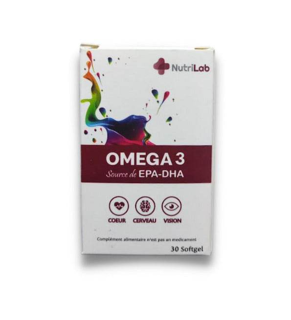 Nutrilab Omega 3 30 Gélules | Nova Para