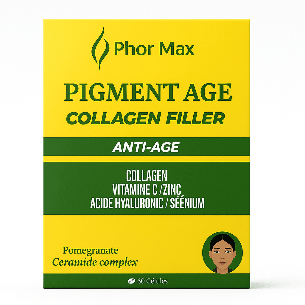 Phor Max Pigment Age Collagen Filler Anti-Âge 60 Gélules Pack | Nova Para