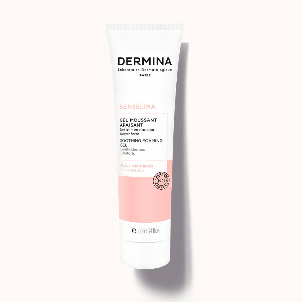 DERMINA Sensélina Gel Moussant Apaisant Peaux Intolérantes 100ml Sans ...