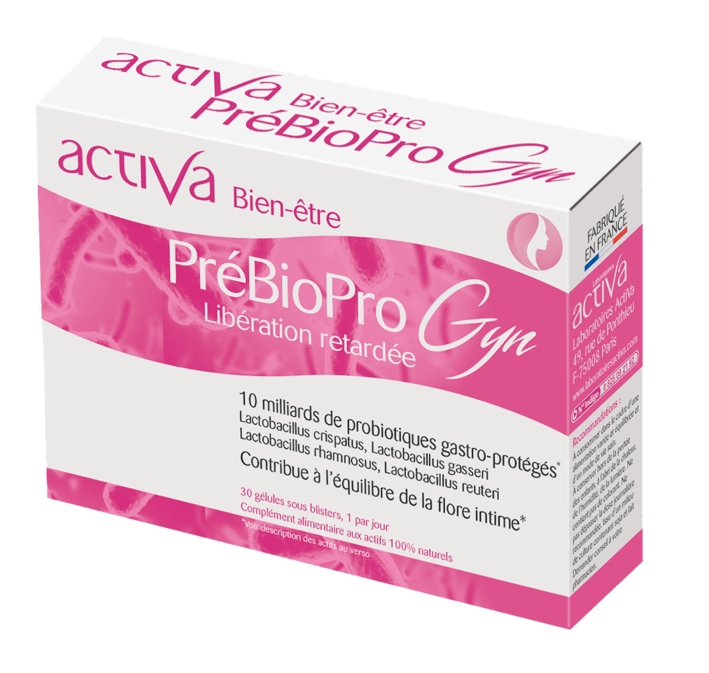 ACTIVA Bien-Être PréBioPro Gyn Probiotiques Intimes Flore Vaginale ...