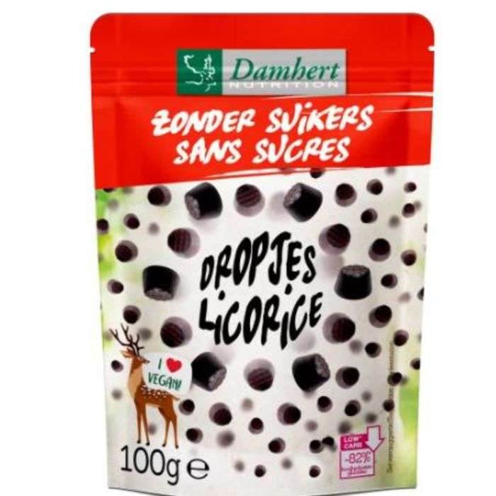 Damhert Bonbons Dropjes Licorice 100g | Nova Para