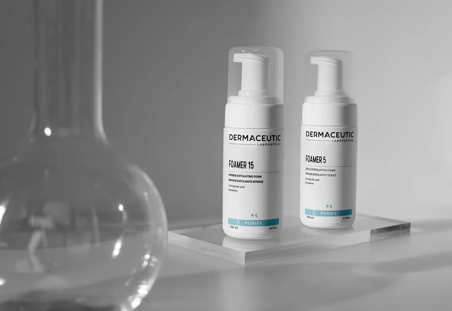 DERMACEUTIC Foamer 15 Nettoyant Expert Acide Glycolique 15% 100ml ...