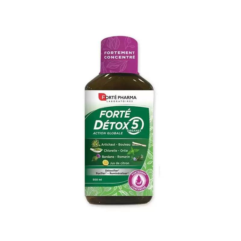 Forte Pharma Forté Détox 5 Organes Action Globale – 500ml | Nova Para