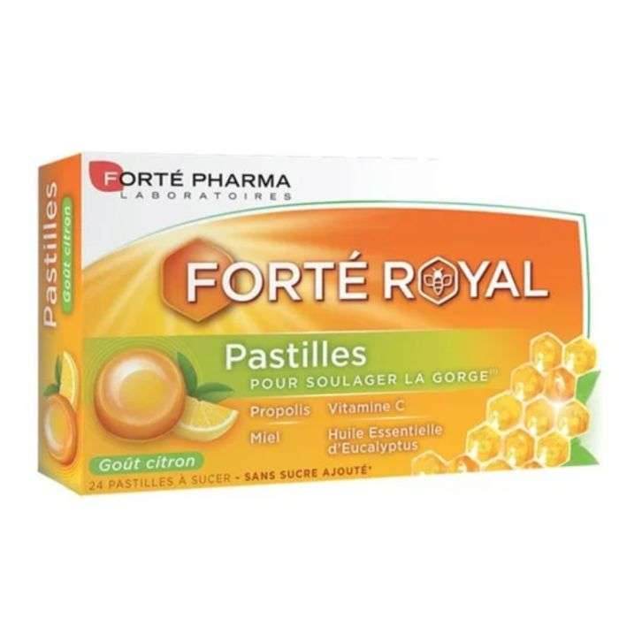 FORTE PHARMA FORTE ROYAL 24 PASTILLES GOUT CITRON | Nova Para