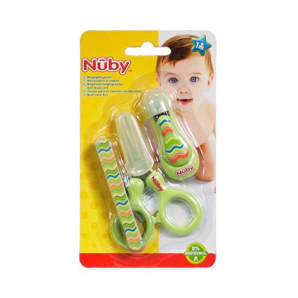 Nuby Set Manucure De Luxe Motifs traits verts +1 mois | Nova Para